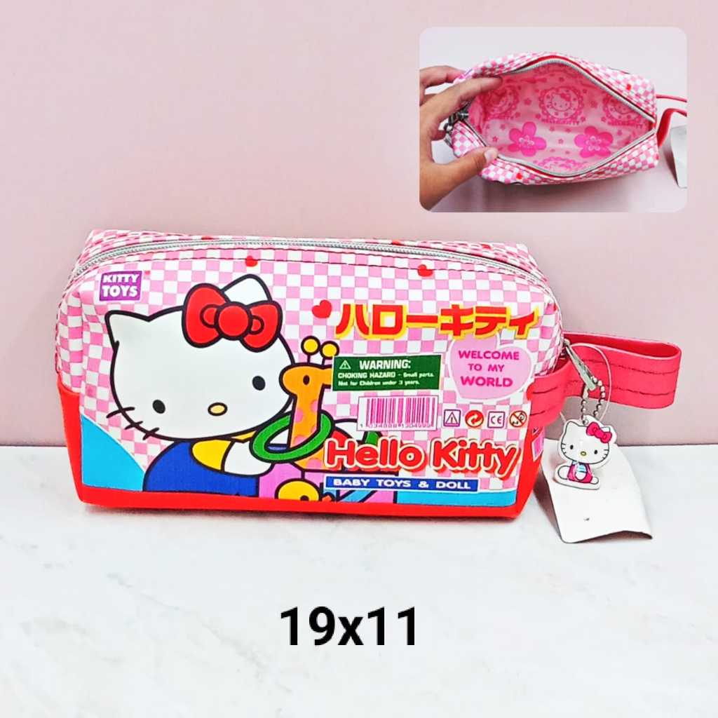 HELLO KITTY LARGE PENCIL WALLET| HELLO KITTY PENCIL WALLET | Shopee ...