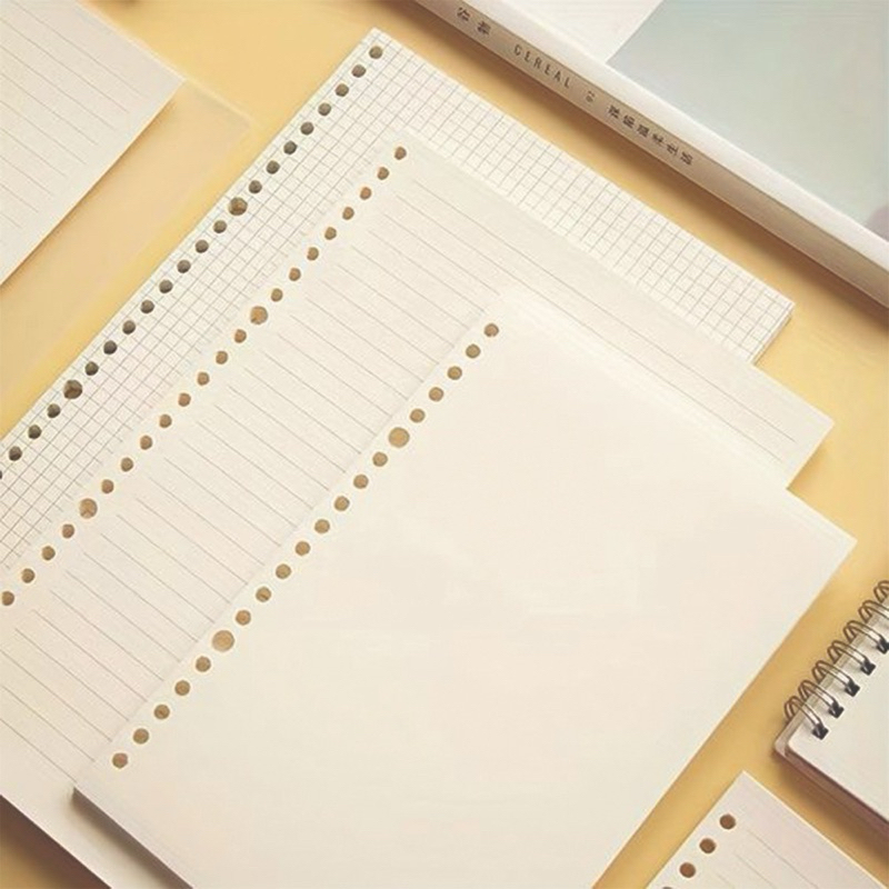 Loose Leaf A5, B5 A4 File Paper with Binder contents, 20Holes A5, 26 ...