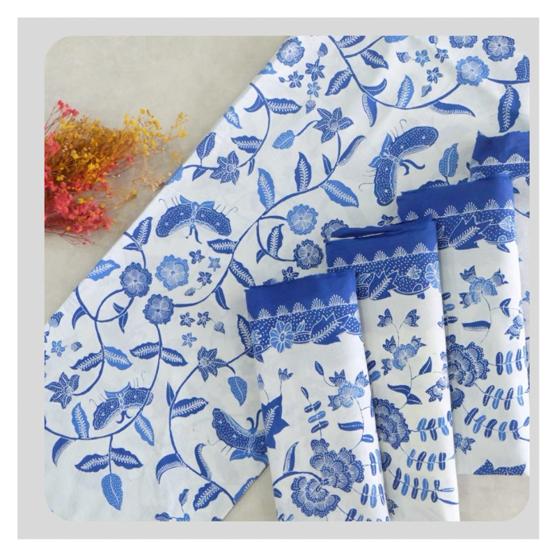 KATUN PUTIH Fine Cotton Written batik Fabric Sogan motif Stamps Basic ...