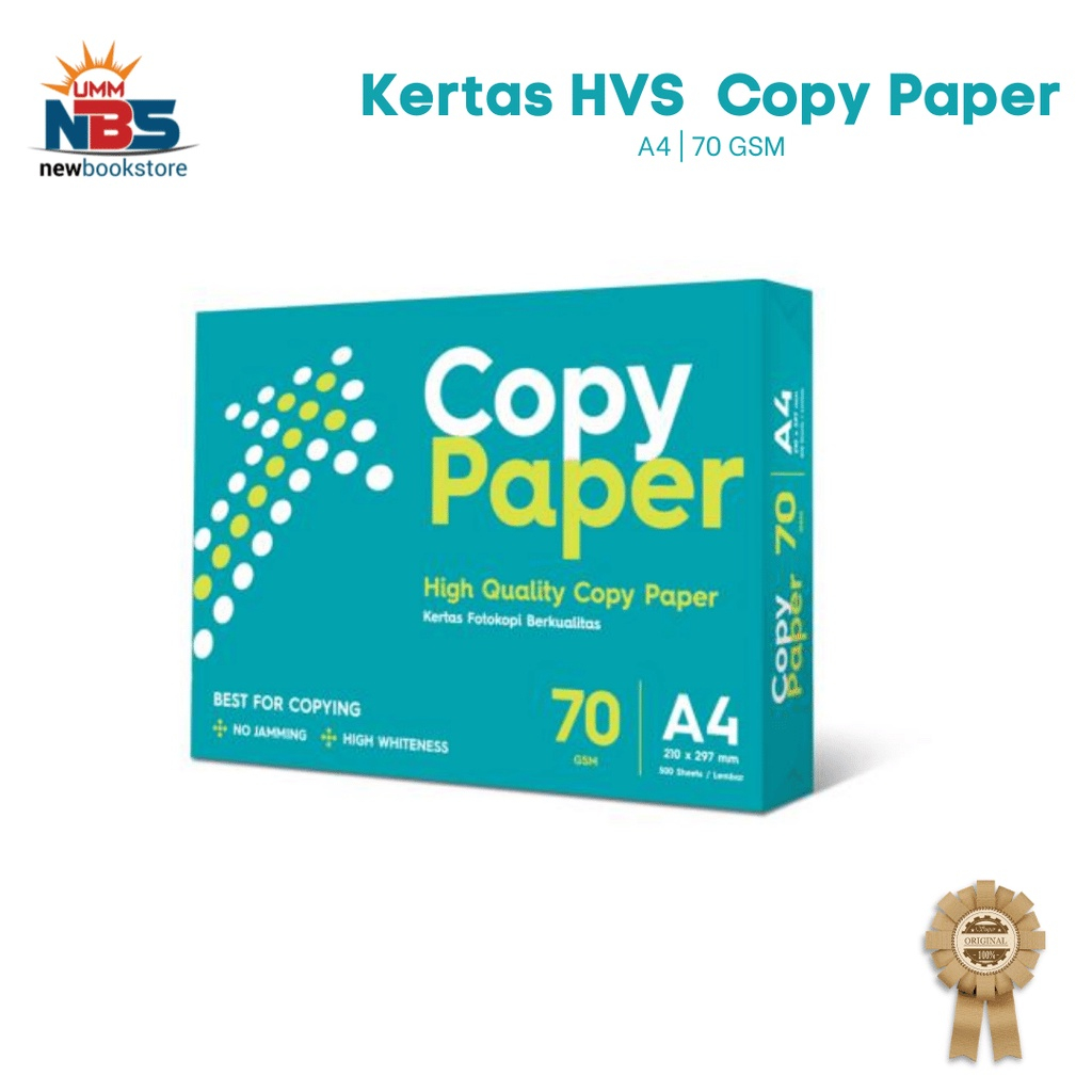 Printer / Photocopy Paper | Hvs A4 / F4 Copy Paper | 1 Ream contains ...