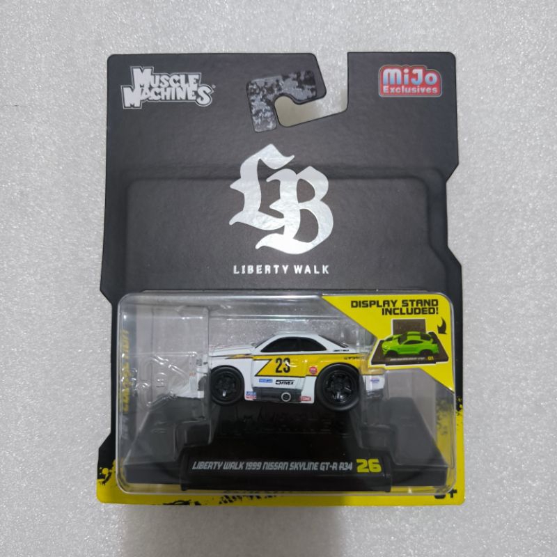 Maisto MUSCLE MACHINES 1999 NISSAN SKYLINE GT-R R34 LBWK SILHOUETTE ...