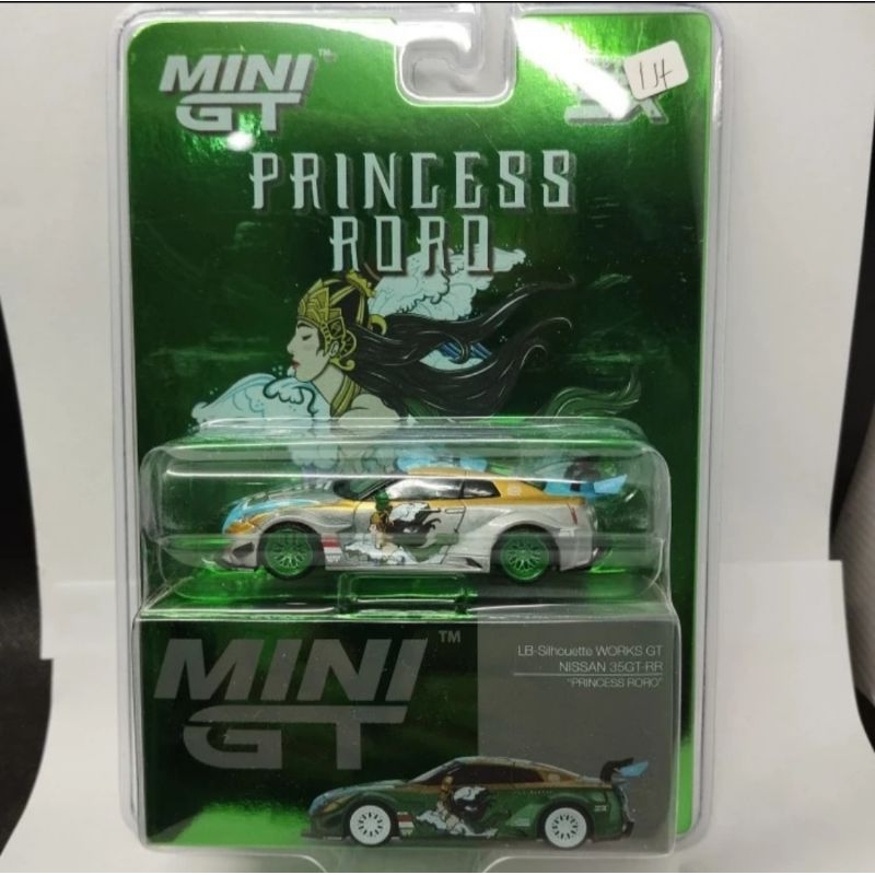 MINI GT 650 CHASE LB-SILHOUETTE WORKS 35GT NISSAN GT-RR VER 2 "PRINCESS ...