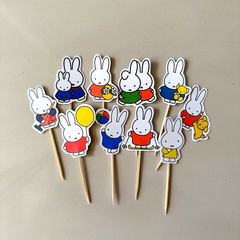 Miffy RABBIT TOPPER / MIFFY TOPPER / MIFFY RABBIT CAKE TOPPER / MIFFY ...