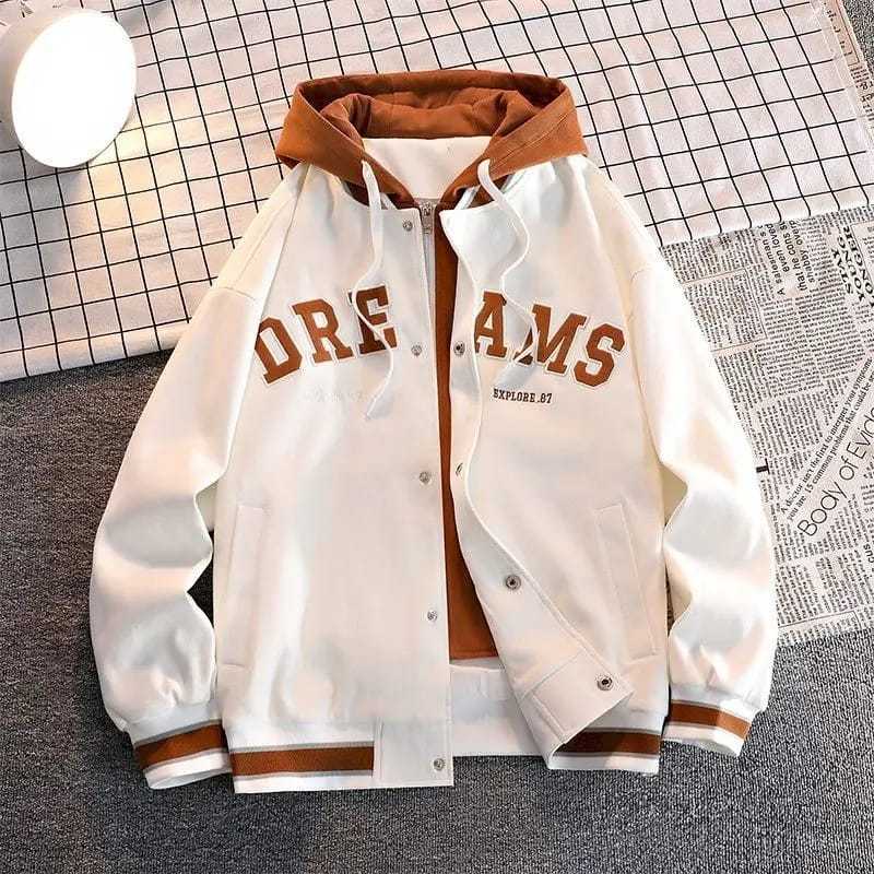 VARSITY BASEBALL JACKET BEANIE HOODIE BIG SIZE COMBINATION | Shopee ...