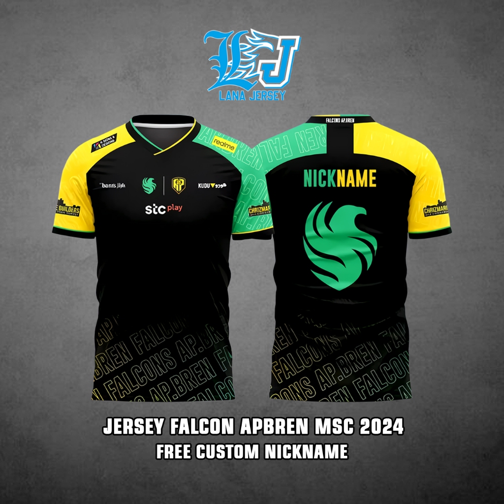 Falcons APBREN 2024 NEW Jersey (free custom nickname) | Shopee Singapore