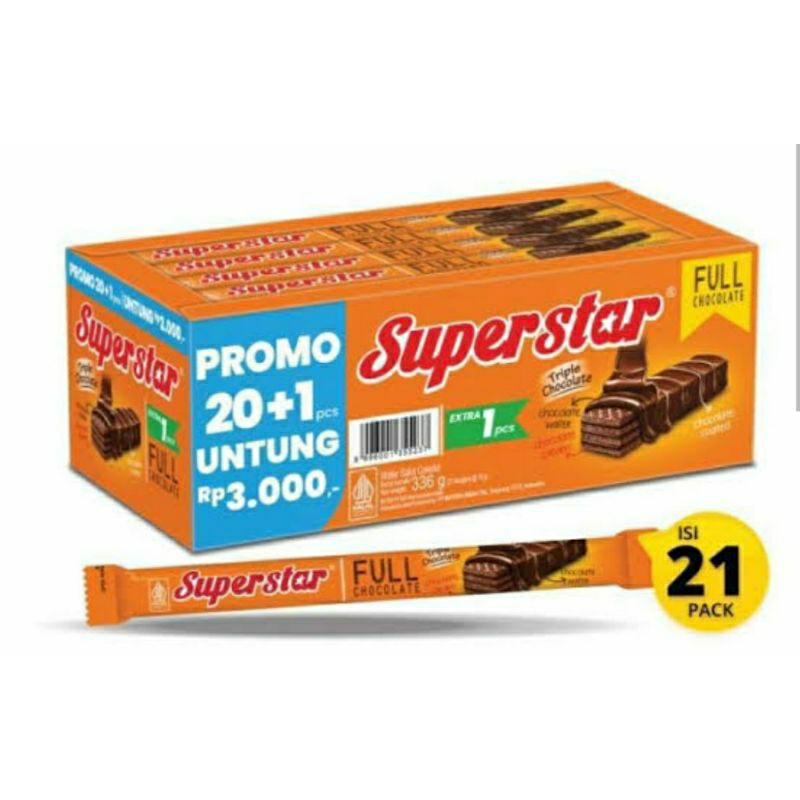 Superstar Wafer Chocolate 1 Box Contains 20 Bonuses 1 Always Really ...