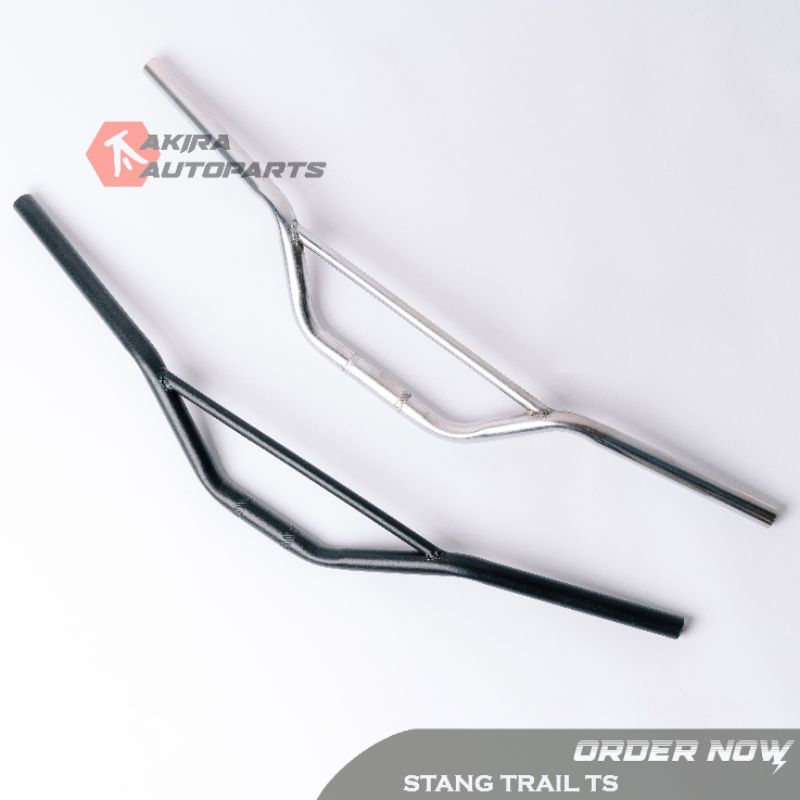 HITAM Handlebar Trail Tracker Scrambler XSR155 W175 Japstyle KLX ...