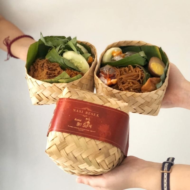 10x10 Natural Bamboo Besek / Snack Box Besek and Souvenirs on Shopee ...