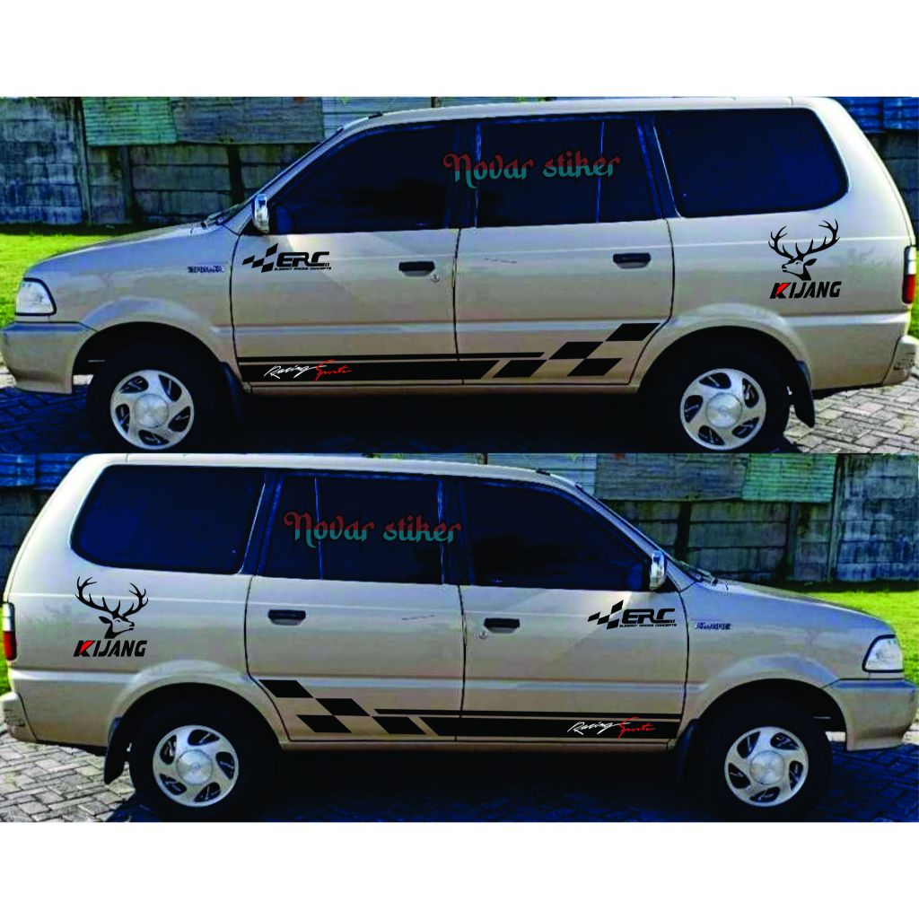 Cutting Kijang LGX Car Stickers Striping List Racing Sport Toyota ...