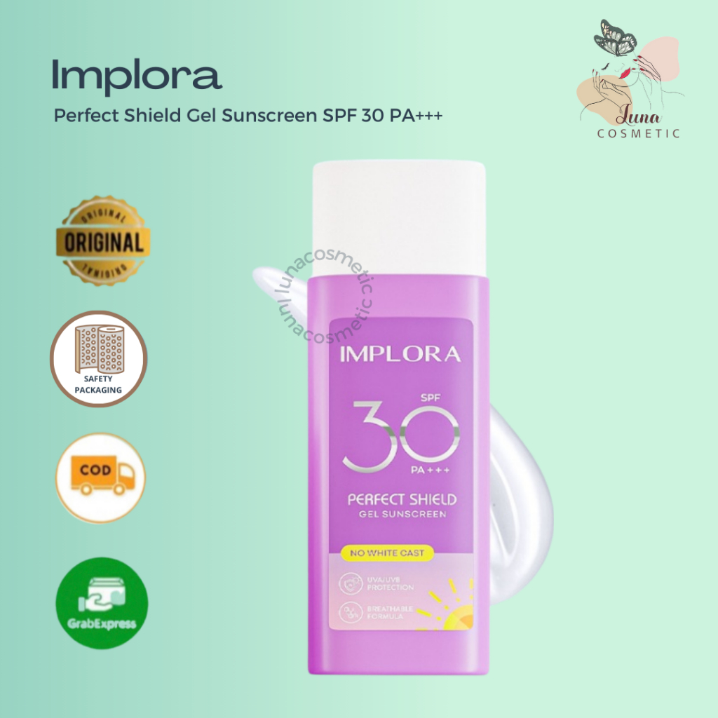 Implora Perfect Shield Gel Sunscreen SPF 30 PA+++ | Shopee Singapore