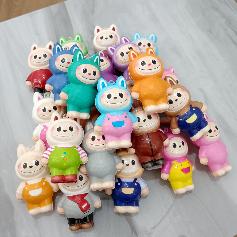 GANTUNGAN Squishy Labubu Keychain Barong Item | Shopee Singapore