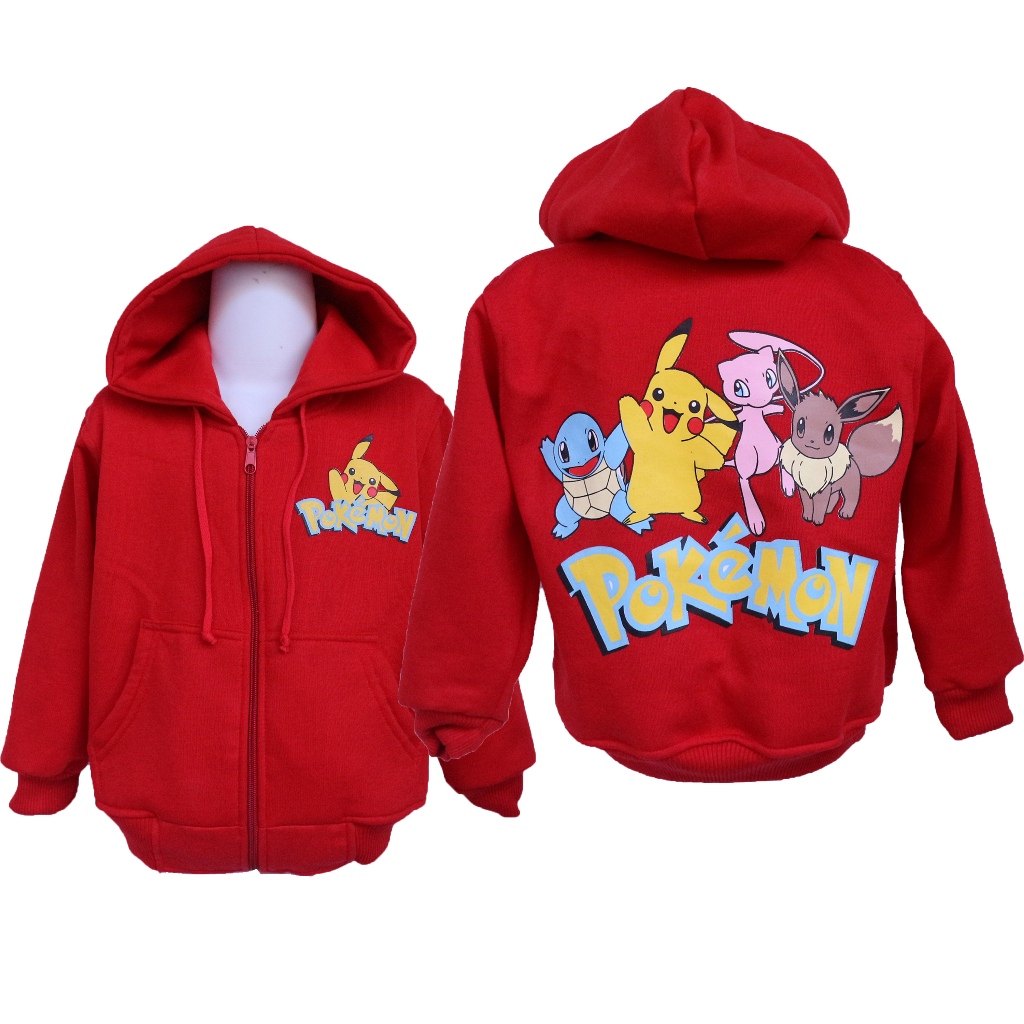 Pokemon Print Boys and Girls Jackets for ages 2-10 years | Shopee Singapore