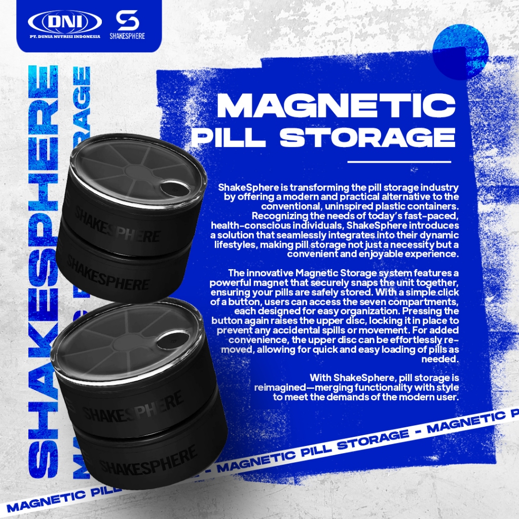 Shakesphere MAGNETIC PILL STORAGE (2PACK) | Shopee Singapore