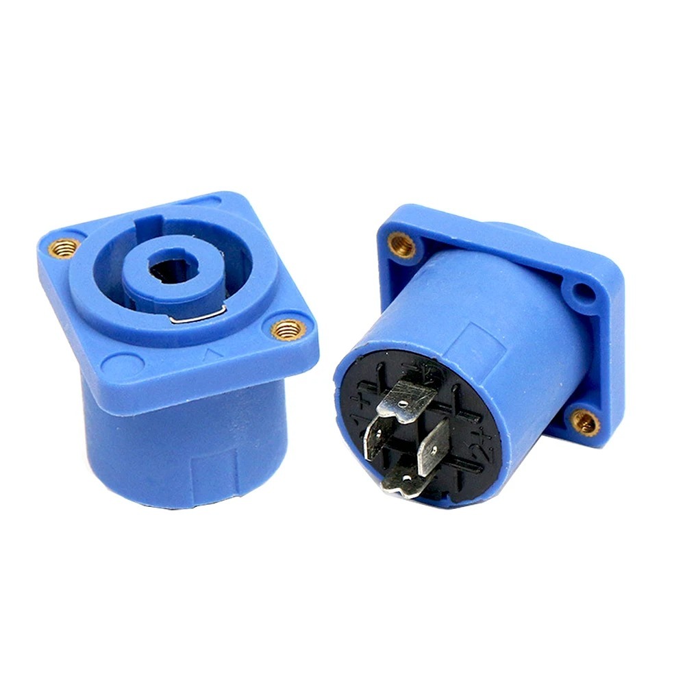 Jack 4 Pin Speakon Female Jack Socket Connector Audio Loudspeaker ...