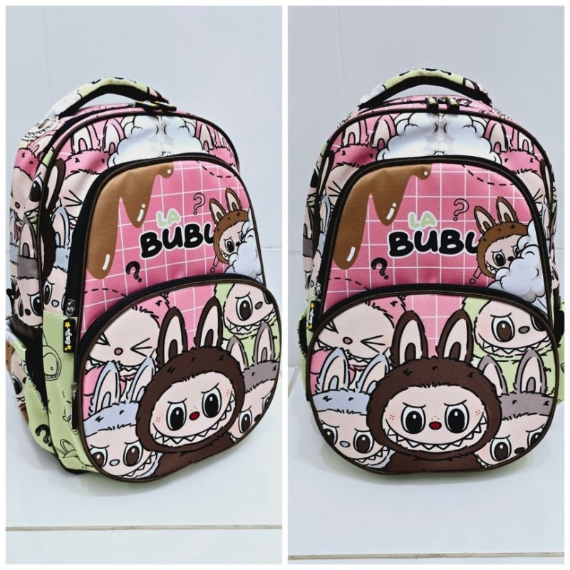 Labubu School Backpack 12" - 15" -18" PAUD TK SD | Shopee Singapore