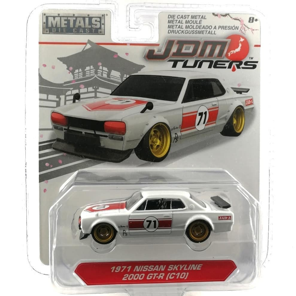 Jada JDM Tuners Wave 3 1971 Nissan Skyline GT-R (C-10) | Shopee Singapore