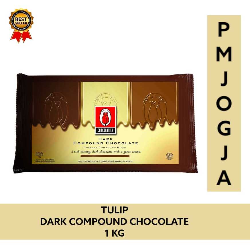 Tulip Dark Compound Chocolate 1KG/Chocolate Bar 1KG | Shopee Singapore