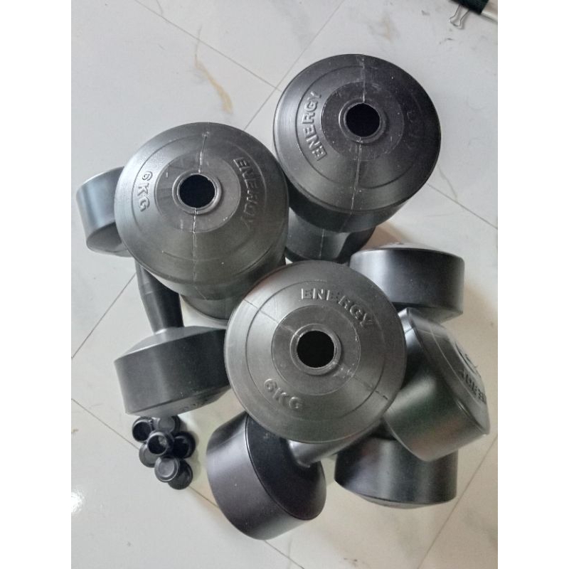 6kg barbell cover without contents (2 pcs) | Shopee Singapore