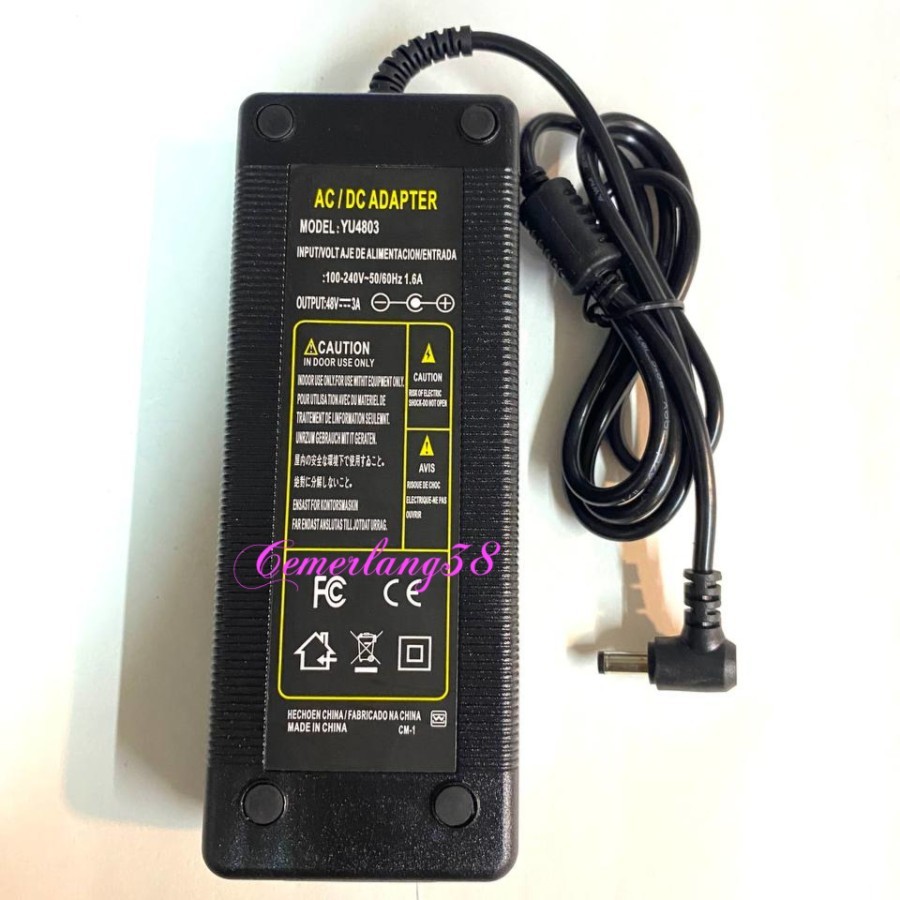 Adapter 48V 3A / Power supply 48V 3A Adapter DC 48V 3A ADAPTER 48 V 3 A ...