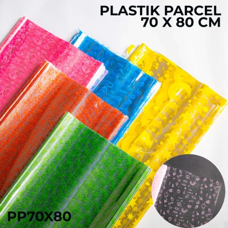 Plastic Parcel/Plastic Parcel Motif (1 Pack Of 50 Sheets) | Shopee ...