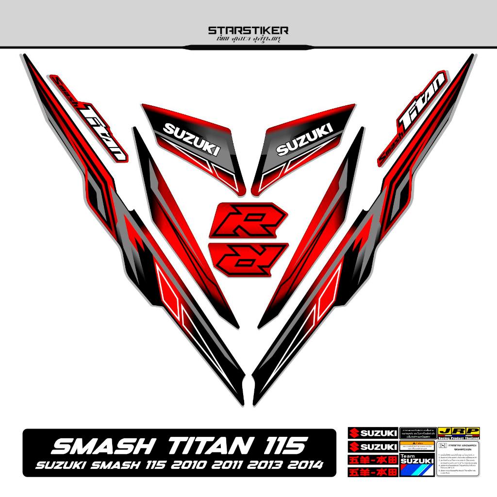 Striping Smash Titan 115 Mtf 22 Suzuki 2010 2011 2012 2013 2014 Sticker ...