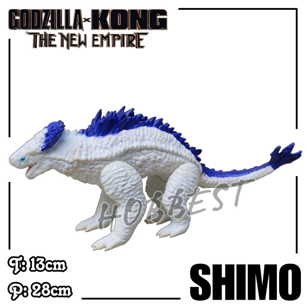 PUTIH GODZILLA x KONG : SHIMO - Action Figure Monster Kaiju Miniature ...