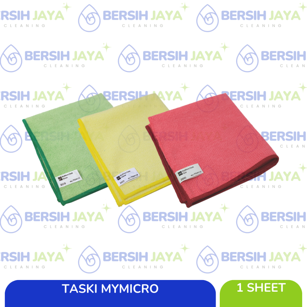 Diversey TASKI MyMicro Microfiber Cloth USA High Quality - 35 x 35 cm ...