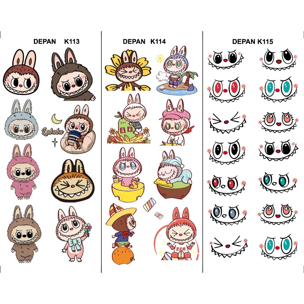 Edible Stamp / Labubu Sticker | Shopee Singapore