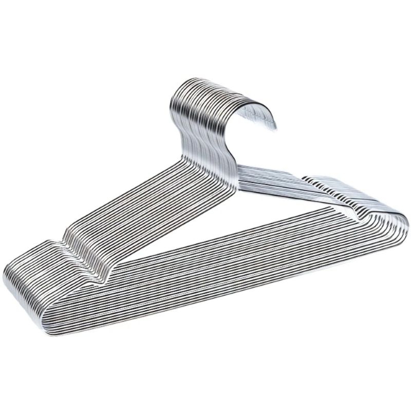 THICK STAINLESS CLOTHES HANGER CONTAINS 12 PCS JUMBO, ADULT, CHILDREN ...