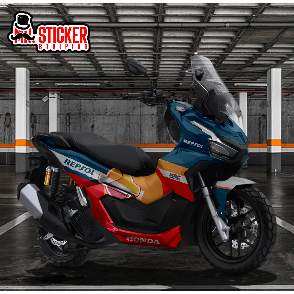 Honda ADV 160 ADV 150 decal full body custom sticker free design HRC ...