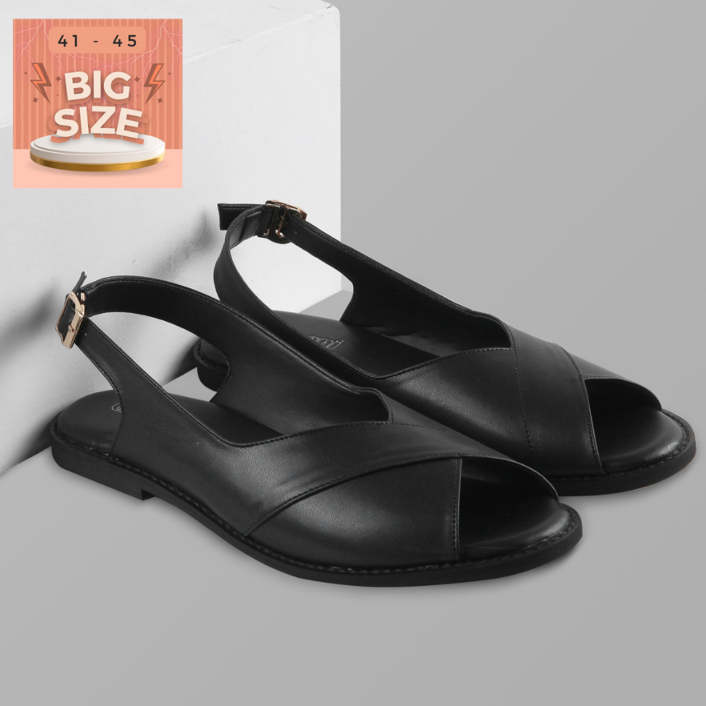 Oversize Women's Flat Sandals 45 44 43 42 41 Big Size Sandals Latest ...