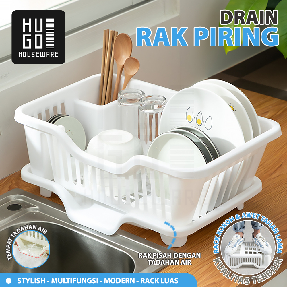 HUGO Dishwashing Rack Sink Multifunctional Kitchen Rack Dish Bowl ...