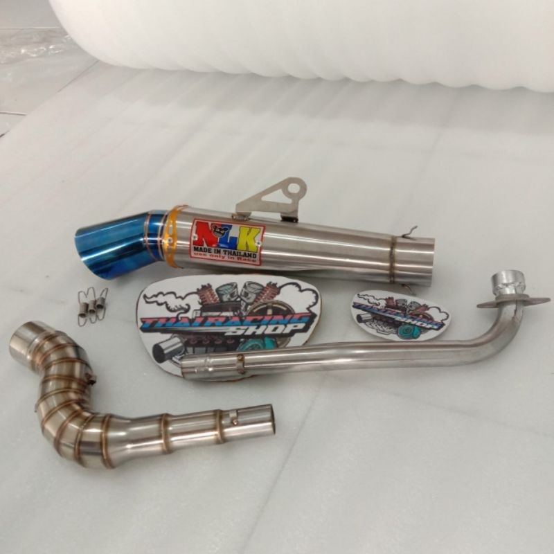 Nlk Conical Open Spec Exhaust pipe xrm wave fury 100/110/115/125 rs125 ...