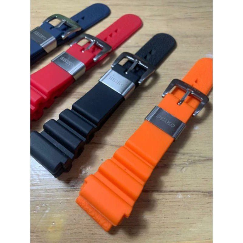 Seiko RUBBER STRAP SEIKO Watch STRAP RUBBER STRAP SEIKO DIVER Watch ...