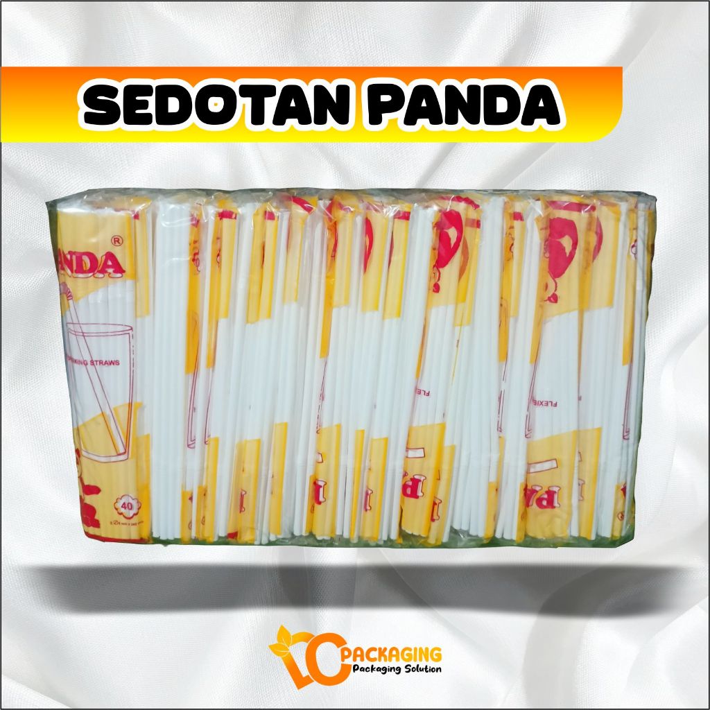 Bent Straws Panda Brand Bend Straws 1 Pack (25 Packs) | Shopee Singapore