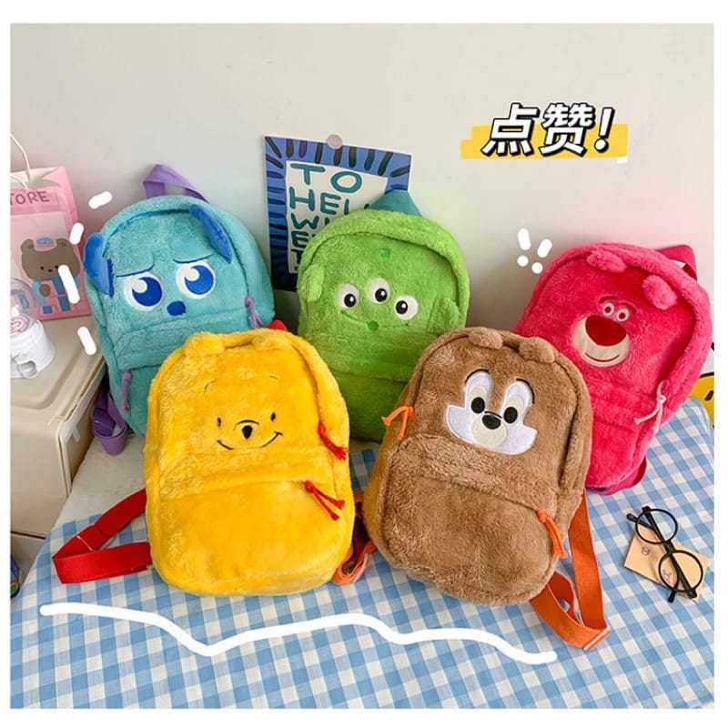 Bpt Backpack Disney Plushie Character Lotso Monster Inc Pooh Chipmunk ...
