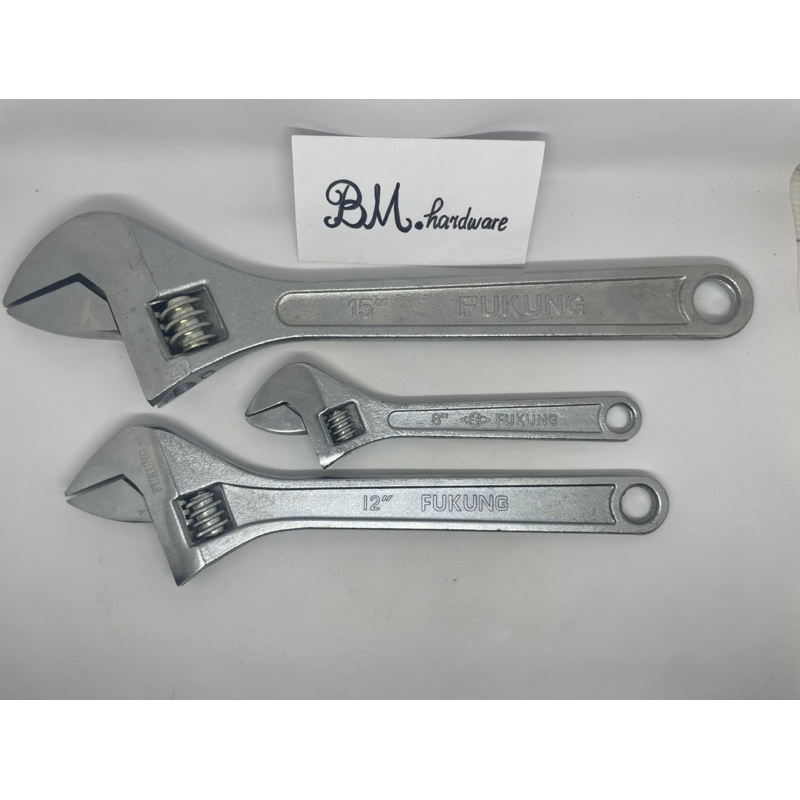 English Key / Bahco FUKUNG 15” (Adjustable Wrench) | Shopee Singapore