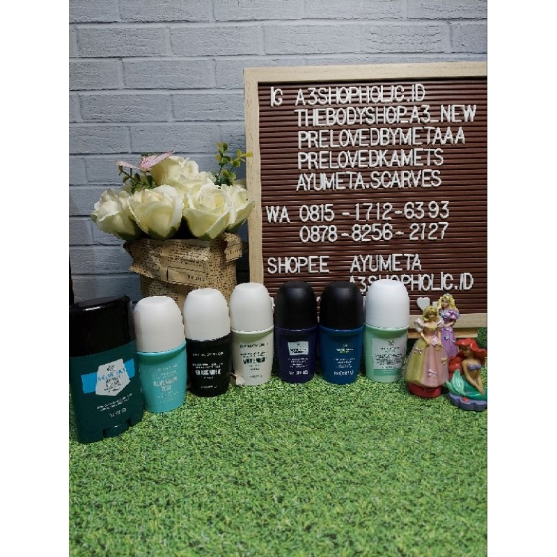 White MUSK for men roll on/white MUSK Deodorant the body shop/BLACK ...