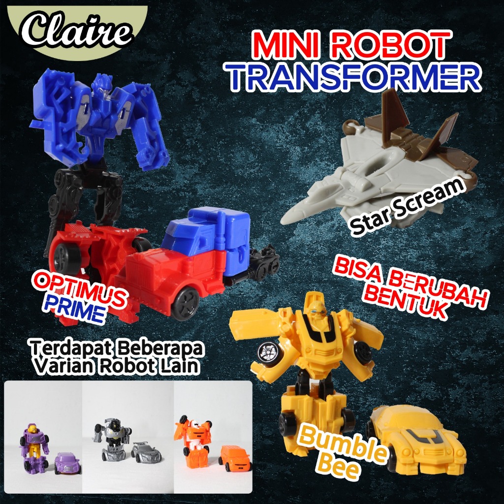 69802 Mini Deformation Robot Toy/Transformer Robot Toy/Kids Toy ...