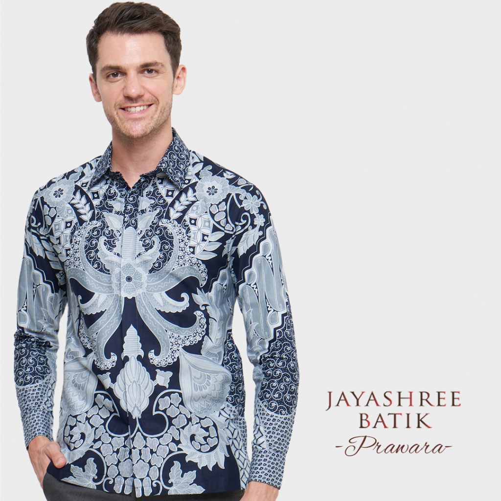 KEMEJA Jayashree - Prawara Premium Cotton Material - Regfit Men's Batik ...