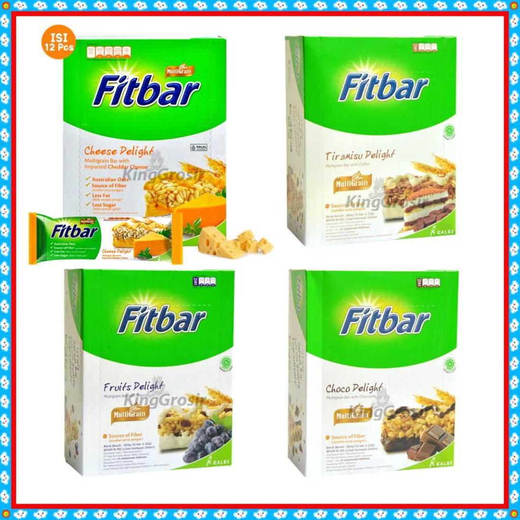 Fitbar Healthy Diet Snacks 1 Box Of 12 pcs (20gr) | Shopee Singapore