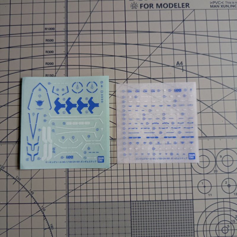 Mg 1/100 MASTER GRADE GUNDAM EXIA DECAL & Sticker | Shopee Singapore