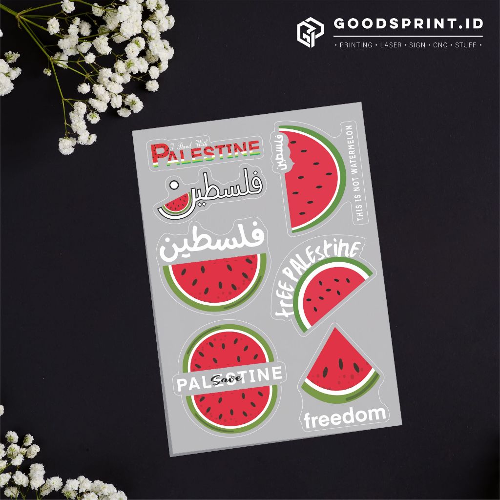 Free PALESTINE Stickers Save PALESTINE Watermelon Stickers Freedom ...
