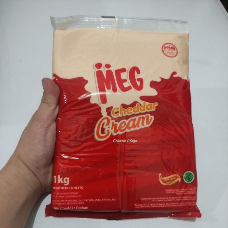 Meg CHEDDAR CREAM CHEESE 1KG | Shopee Singapore