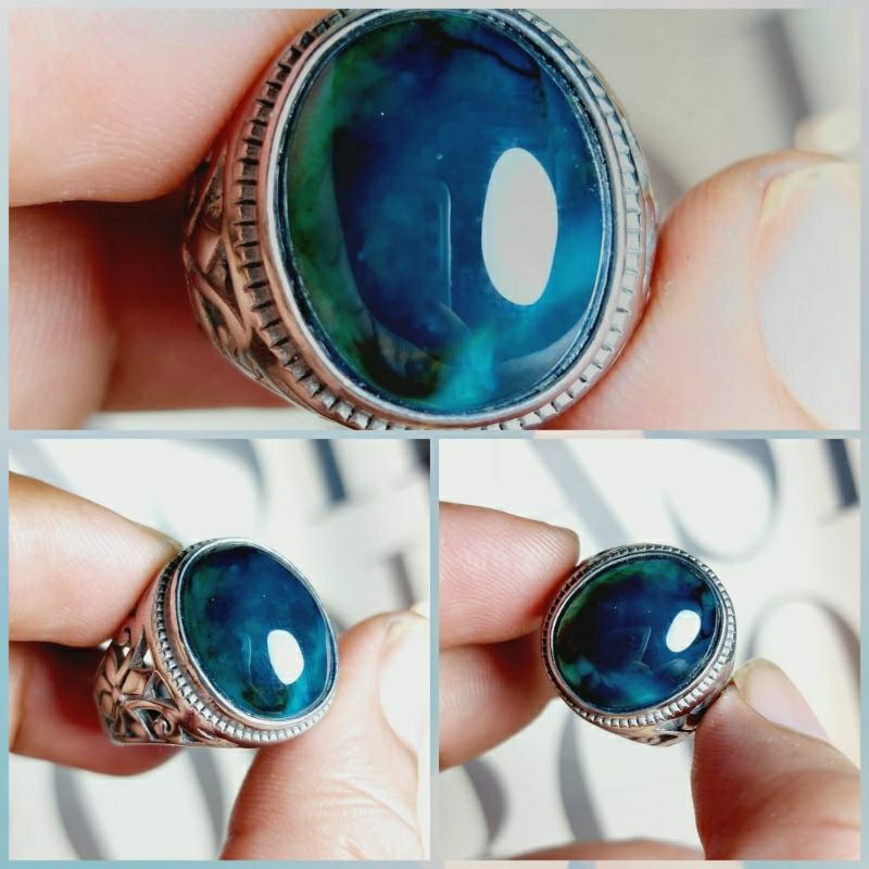 Bacan doko Natural Ring Titanium Elegant Stone | Shopee Singapore