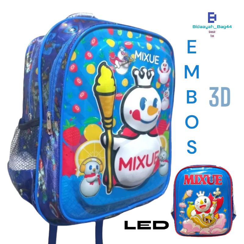 Mixue Bag/ULTRAMAN 3D Embossed LED Boys Embossed SD /TK/PAUD mixue ...