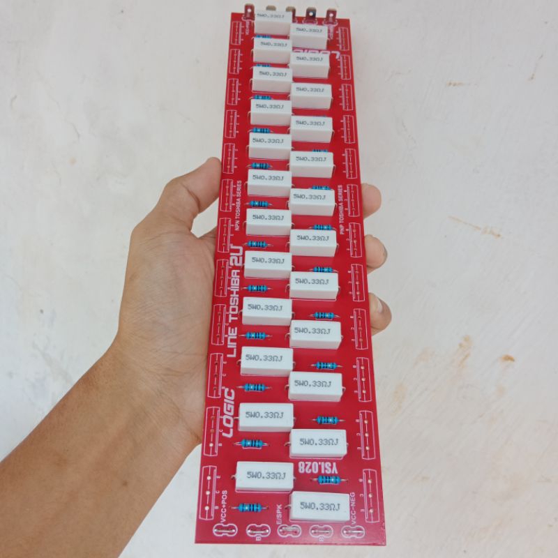 Pcb tr final toshiba 12set 2U Complete Components pcb transistor final toshiba 12set Complete ...