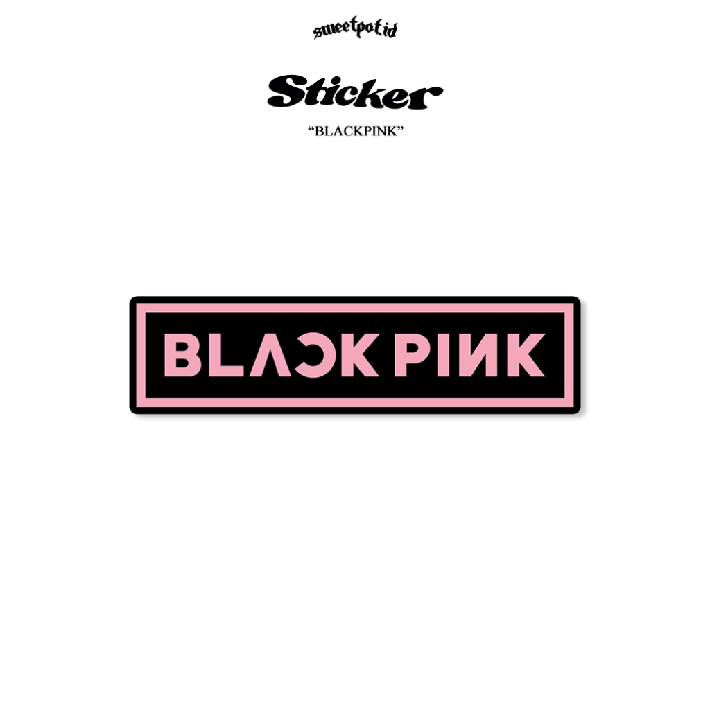 BLACK PINK STICKER/ GRAIN STICKER / RETAIL STICKER / METAL STICKER ...