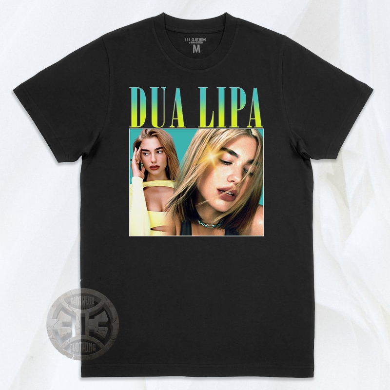 T-shirt Kaos Dua Lipa Kaos Dua Lipa Kaos Washed Dua Lipa Vintage ...