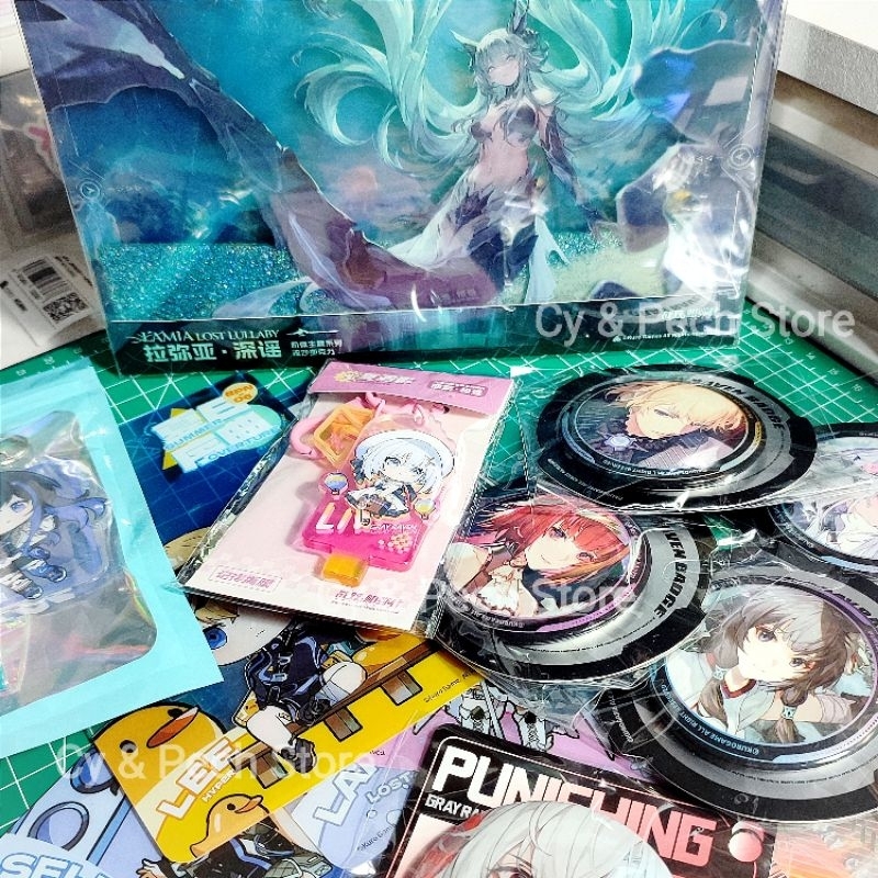 Gray Raven Official PGR Merchandise Standee Acrylic, Rubber Strap, Pin ...
